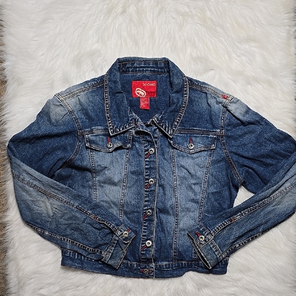 Marc Ecko | Jackets & Coats | Y2k Marc Ecko Blue Denim Jean Jacket ...